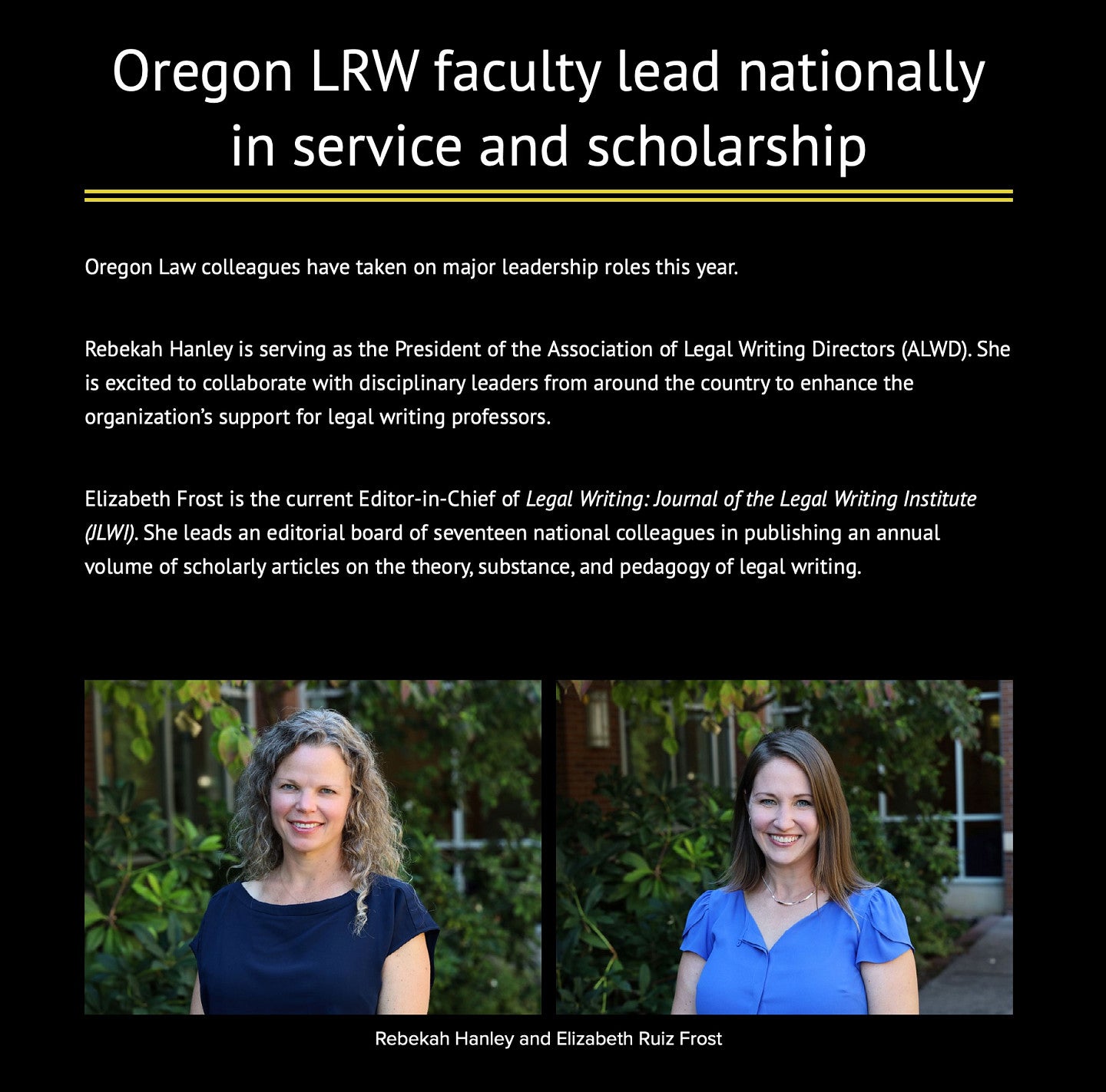 Legal Writing Program Continues to be Ranked #1 Nationally by US News ...