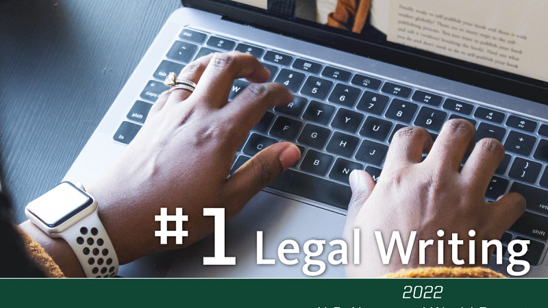 Legal Writing Program Ranked #1 Nationally by US News | School of Law