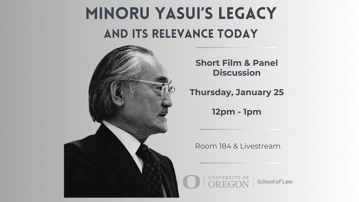 2024 Annual Minoru Yasui Legacy Presentation | School of Law